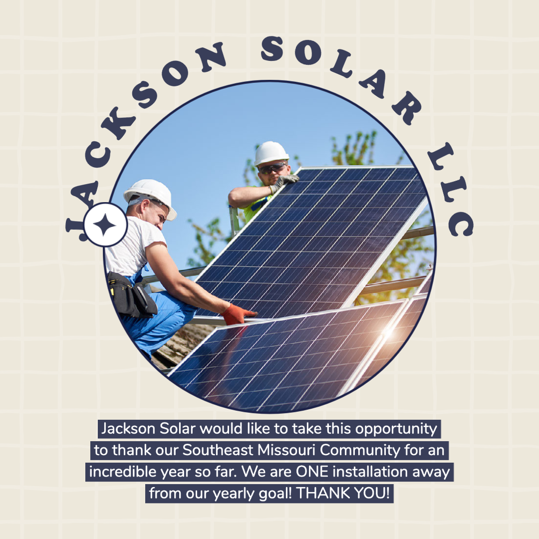 Jackson Solar Installations Update – Jackson Solar LLC